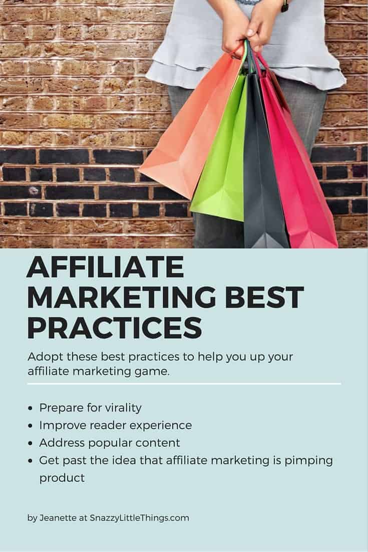Affiliate Marketing Best Practices Jeanette Stretch