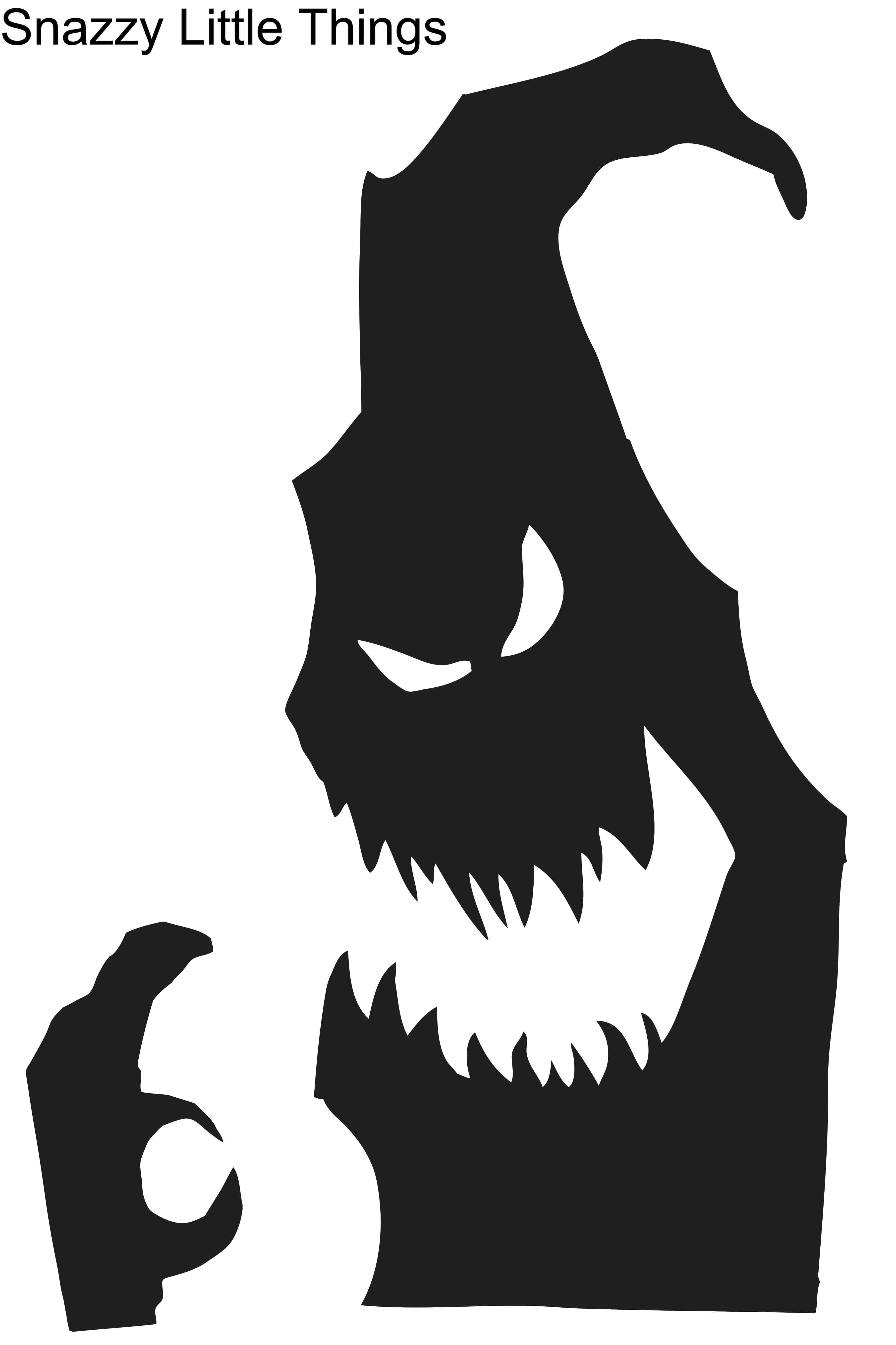 Halloween Window Silhouettes Free Download