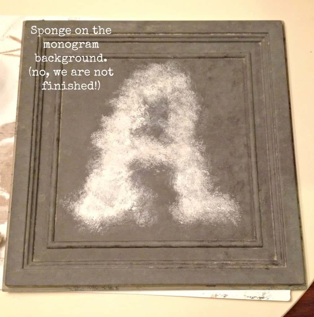 Ballard Designs DIY Monogram Art