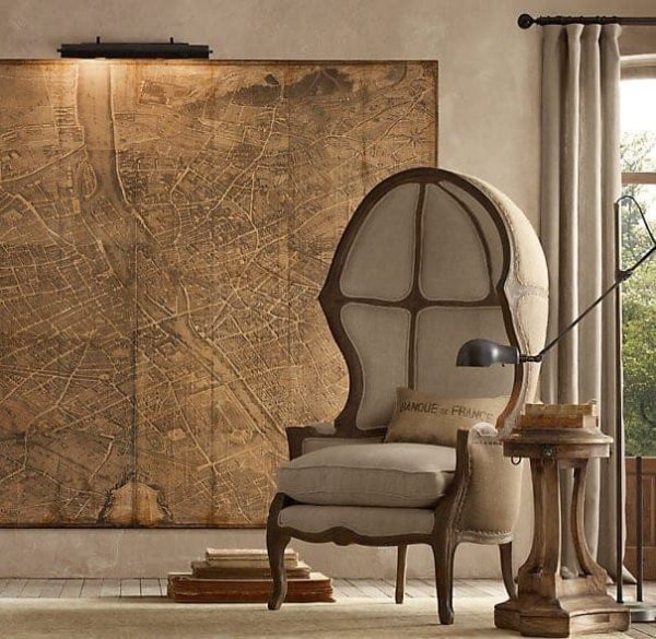 Restoration Hardware Paris Map Knock Off