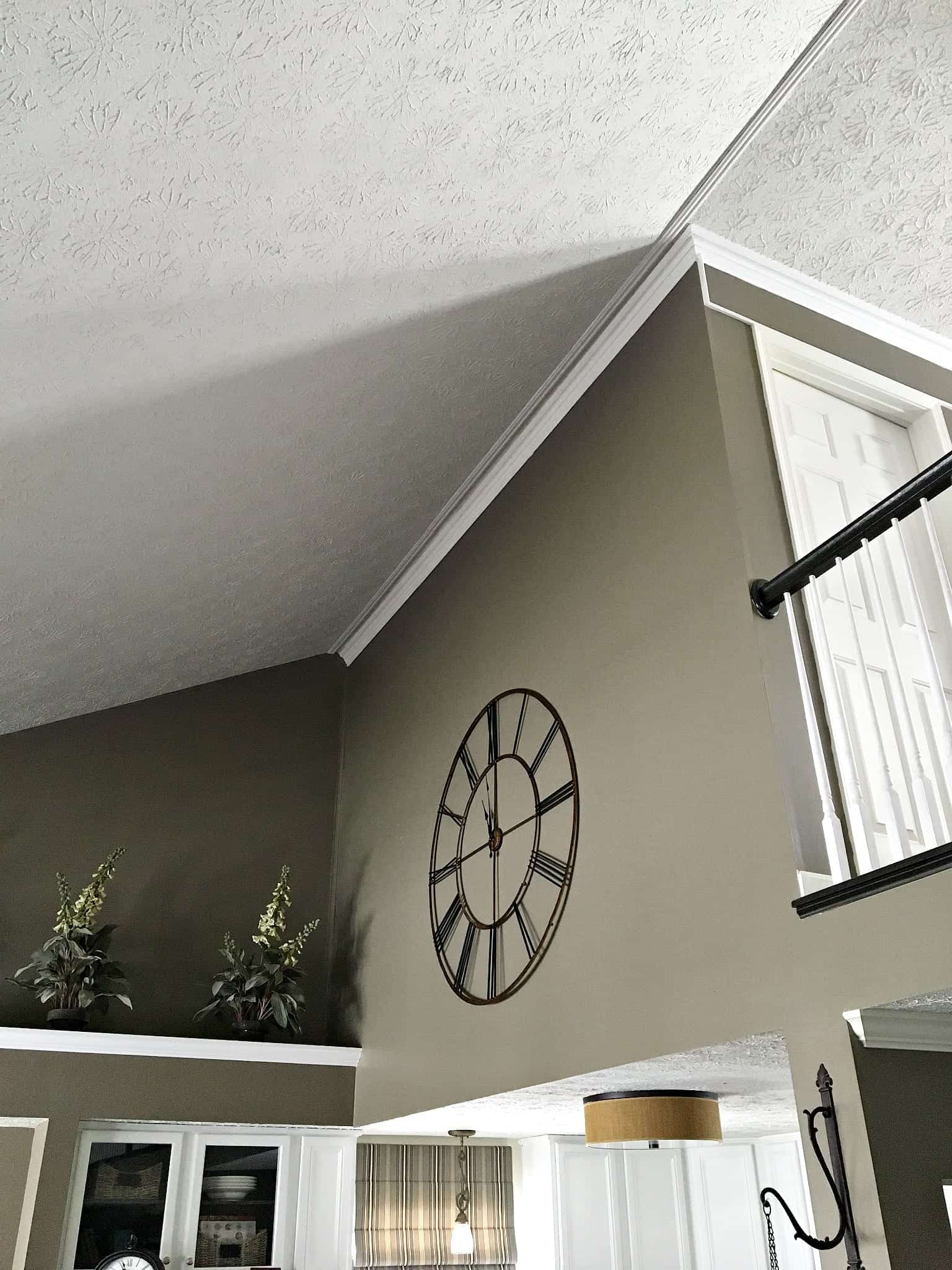 frieze molding techniques in foyer