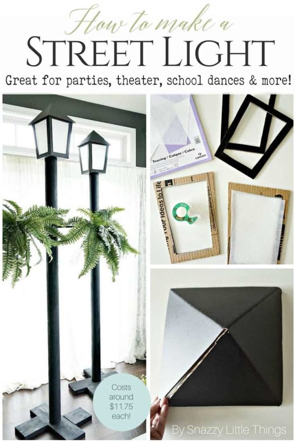 Realistic DIY Street Light Tutorial for Parties