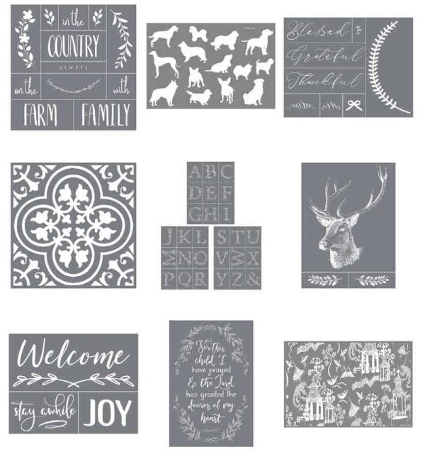 Stenciling Intricate Designs with Mesh Stencils