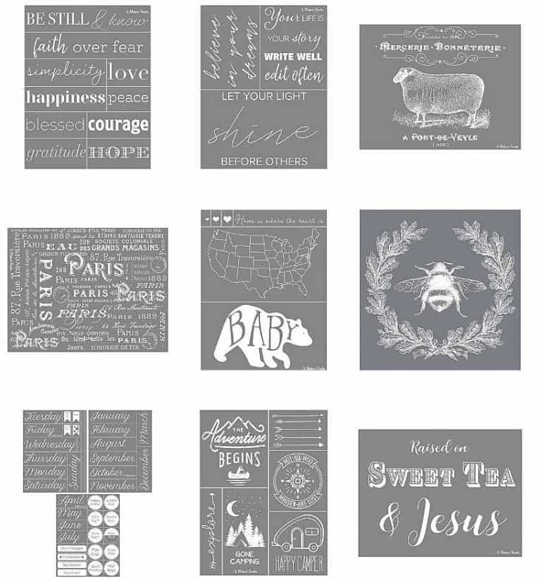 Stenciling Intricate Designs with Mesh Stencils