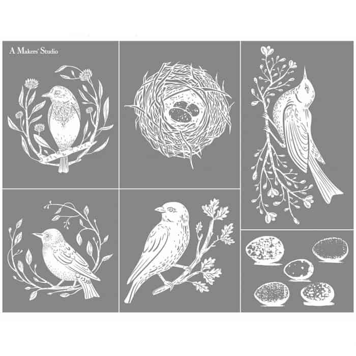 Stencils for Glass, Fabric and More