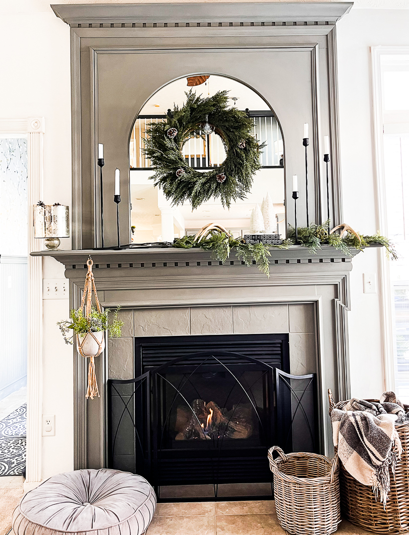 Mantel Makeover: Add an Arch!